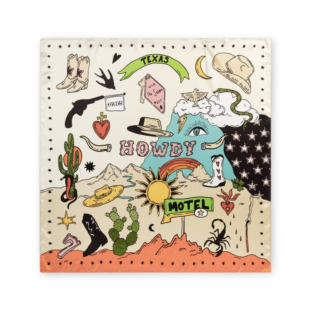 The Bandana Wild West - Silk Scarves – Old Habits Die Hard