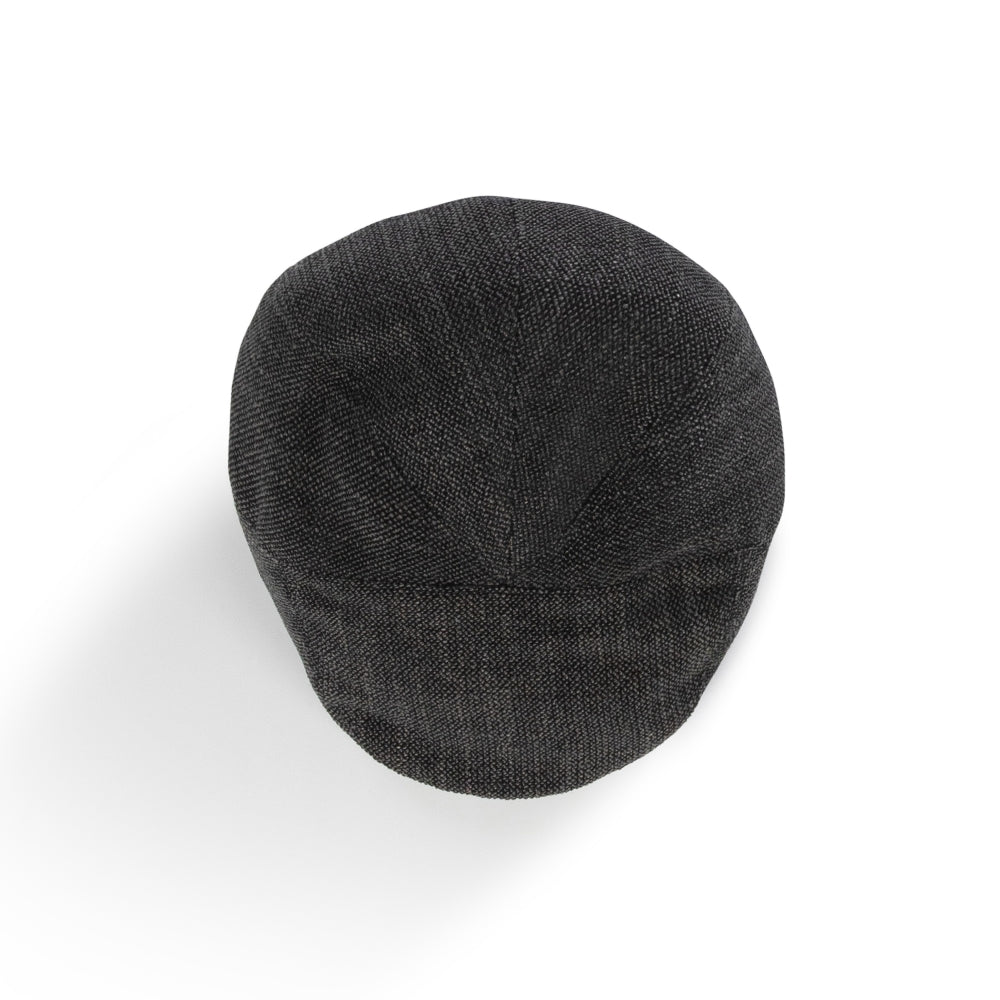 The Flat Cap Black Stone - Classic Black Wool Flat Cap – Old Habits Die ...
